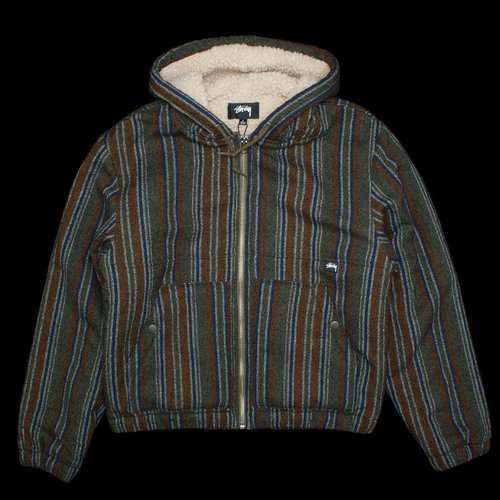 Stüssy Wool Stripe Work Jacket - 1115606 | Solesense