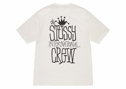 Stüssy Crown International Pigment Dyed Tee Shirt 'Natural' - 1905043 ...