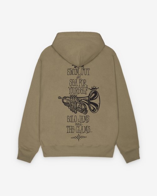 Stüssy Swim Out Zip Hood 'Army' - 1975167 | Solesense