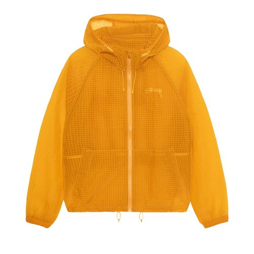 Stüssy Transparent Ripstop Beach Shell 'Golden Yellow' - 115779-GOLD ...