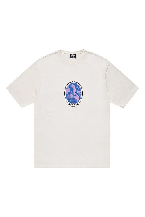 Stüssy Venus Oval Pigment Dyed Tee 'Natural' - 1905029-NATL-S | Solesense