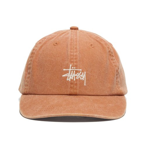Stüssy Washed Basic Low Pro Cap 'Rust Red' - 1311118-RURE | Solesense