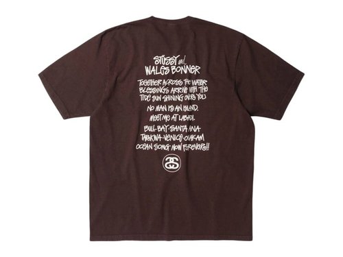 Stüssy x Wales Bonner Ocean Song Tee 'Brown' - 3904025-BROW | Solesense