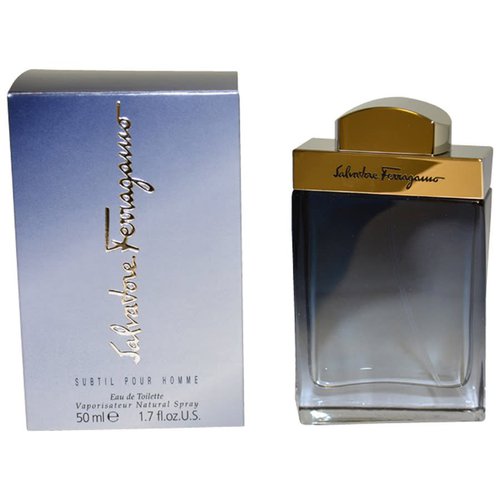 Subtil Homme Salvatore Ferragamo EDT Spray 1.7 oz m 'M' - 8032529110153 ...