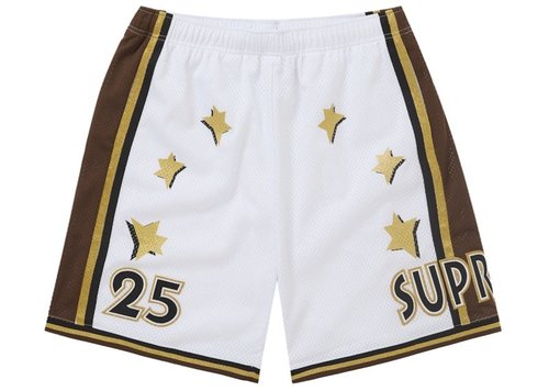 Supreme All Star Basketball Short SS25 'White' | Solesense