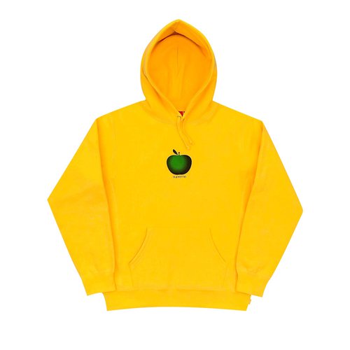 Supreme Apple Hooded Sweatshirt 'Yellow' - SS19SW27 YELLOW | Solesense