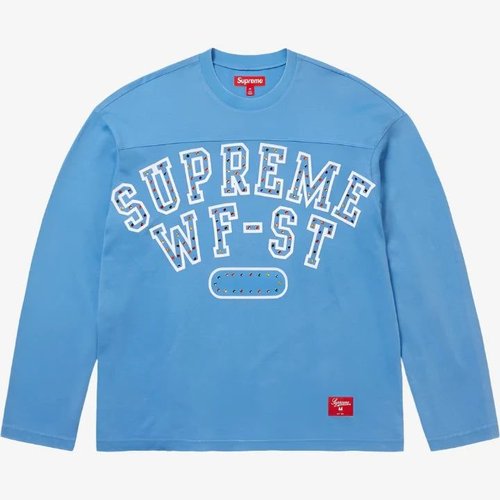 Supreme Athletic Studded L/S Top FW24 'Blue' - FW24KN80-BLUE | Solesense