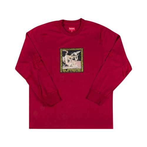 Supreme Best In The World Long-Sleeve T-Shirt 'Cardinal' - FW17KN26 ...