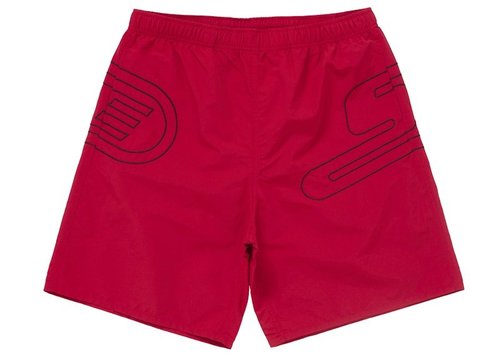 Supreme Big Logo Nylon Short 'Red' | Solesense