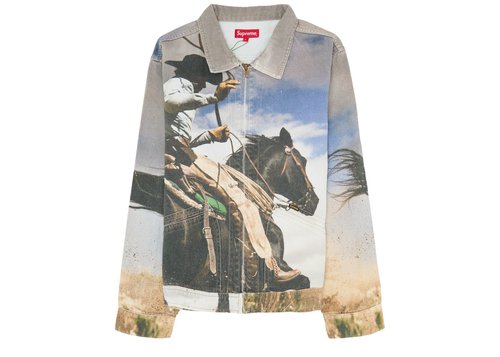 Supreme Cowboy Denim Work Jacket 'Multicolor' | Solesense