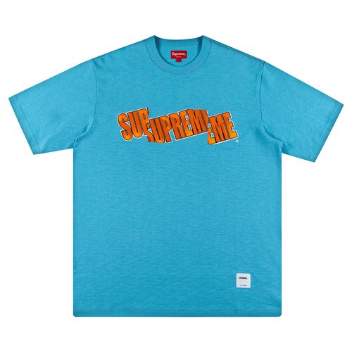 Supreme Cut Logo Short-Sleeve Top 'Bright Blue' - SS21KN67 BRIGHT BLUE ...
