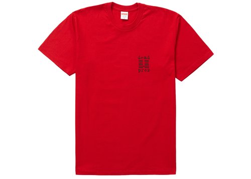 Supreme dead prez Tee Shirt 'Red' | Solesense