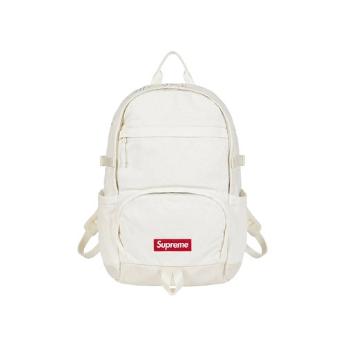 Supreme Denim Backpack 'White' - FW25B1 WHITE | Solesense