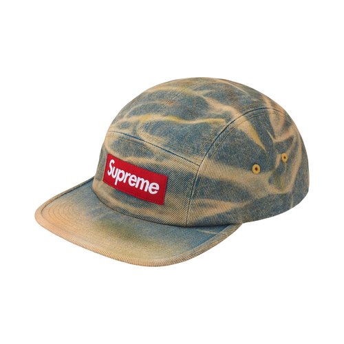 Supreme Denim Camp Cap 'Dirty Indigo' - FW25H90 DIRTY INDIGO | Solesense