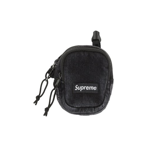 Supreme Denim Mini Utility Bag 'Black' - FW25B16 BLACK | Solesense