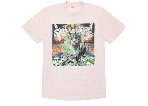 Supreme Dragon Tee Shirt 'Heather Pink' | Solesense