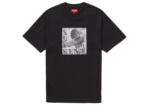 Supreme Javelin Label Short Sleeve Top 'Black' | Solesense