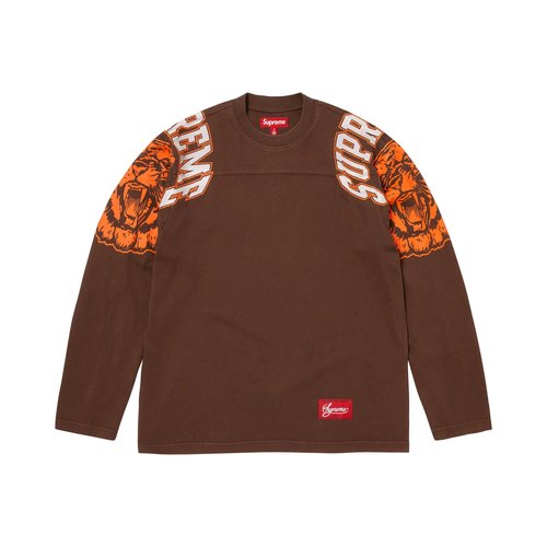 Supreme Mascot Long-Sleeve Football Top 'Brown' - FW25KN25 BROWN ...