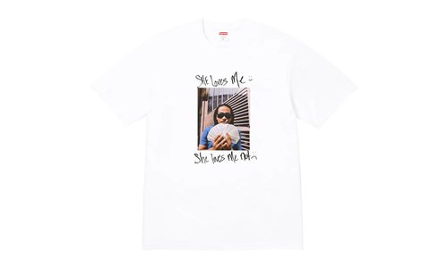 Supreme Max B Tee 'SS25 - White' - SU25288 | Solesense