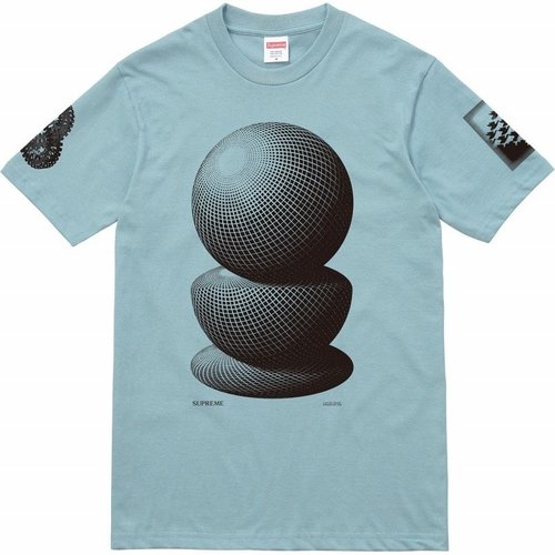 Supreme MC Esher Three Spheres Tee Shirt 'Slate' | Solesense
