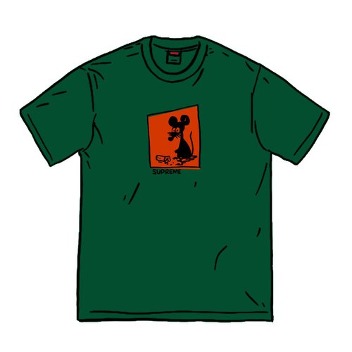 Supreme Mouse Tee Shirt 'Light Pine' | Solesense