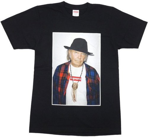 Supreme Neil Young Tee Shirt 'Black' | Solesense