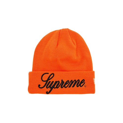 Supreme New Era Script Beanie 'Orange' - FW24BN66 ORANGE | Solesense
