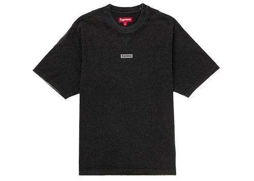Supreme Overprint Small Box Short Sleeve Top 'Black' | Solesense