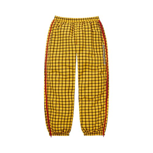 Supreme Plaid Warm Up Pant 'Yellow' - FW25P8 YELLOW | Solesense