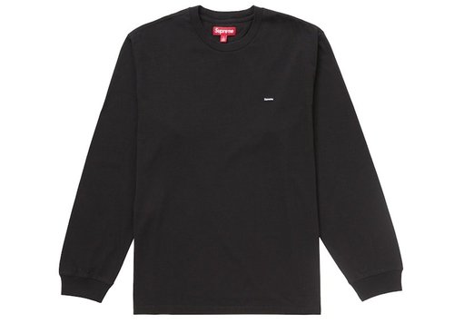 Supreme Small Box Long Sleeve Tee Shirt FW24 'Black' | Solesense