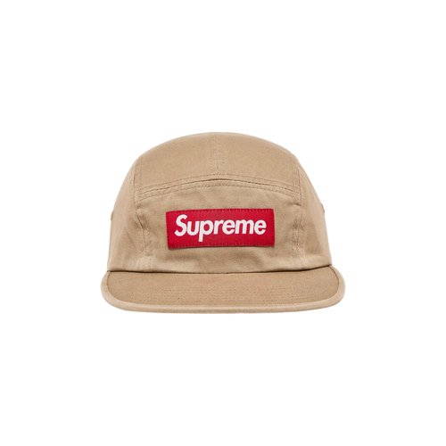 Supreme Washed Chino Twill Camp Cap 'Tan' - FW25H39 TAN | Solesense