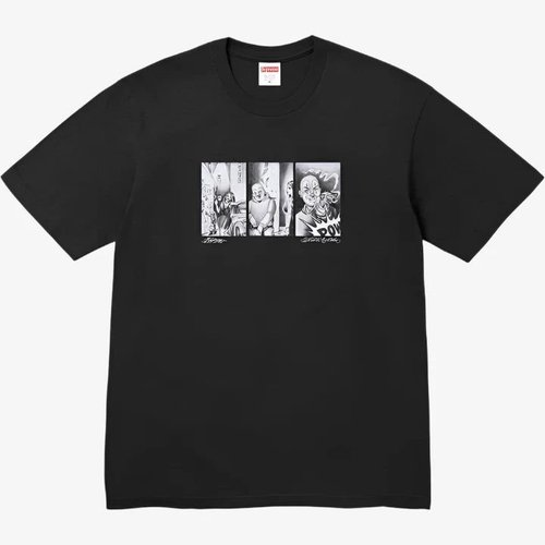 Supreme x Mister Cartoon Tee FW24 'Pow' - FW24T36-BLACK | Solesense