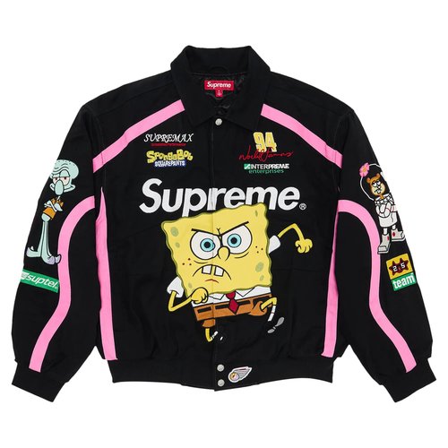 Supreme x Spongebob Squarepants x Jeff Hamilton Racing Jacket | Size L ...