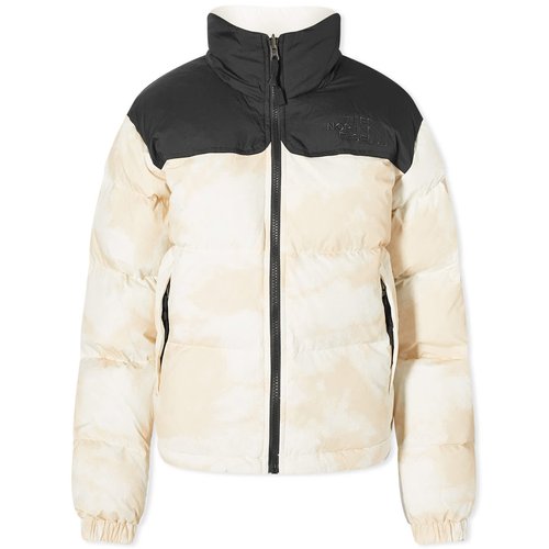 The North Face 92 Crinkle Rev Nuptse Jacket 'White Dune Low-Fi Hi-Te' - NF0A875C-VOS1 | Solesense