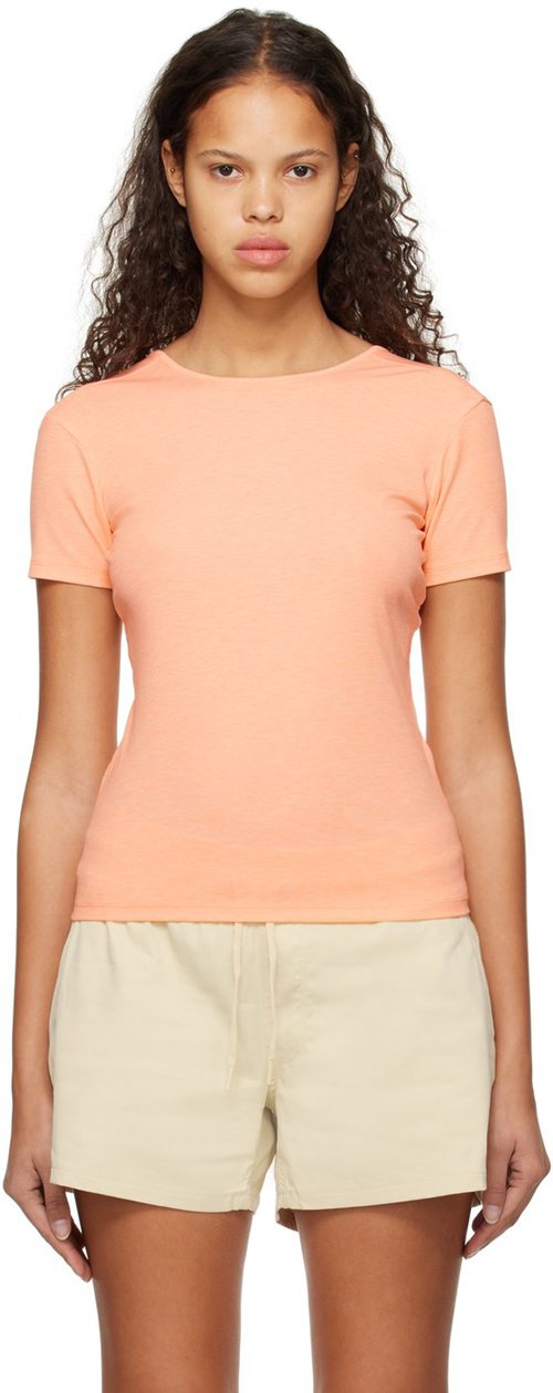 The North Face Orange Lean Strong T-Shirt 'P0B Dusty Coral Oran ...
