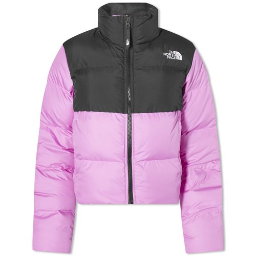 The North Face Saikuru Cropped Jacket 'Violet Crocus/TNF Black ...
