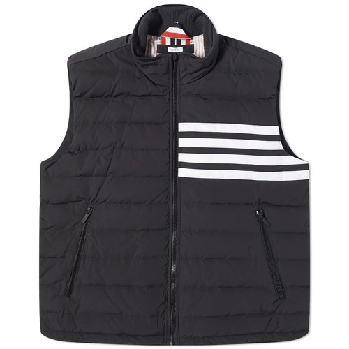 Thom Browne Black Polyester Vest - MVD024X07259015 | Solesense