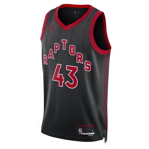 Air Jordan Pascal Siakam Toronto Raptors DriFit Jersey 'Black' - DO9544 ...