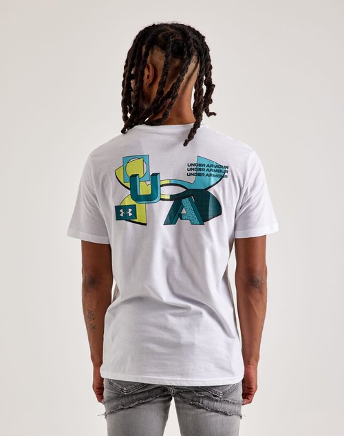 Under Armour Logo Tee 'White' - 1382828-100 | Solesense