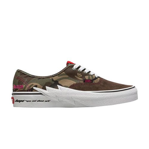 Vans AAPE x Authentic 'Bolt - Green Camo' - VN000BWCCMA | Solesense