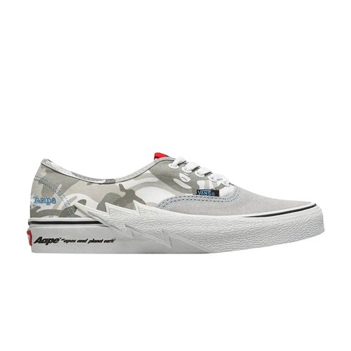 Vans AAPE x Authentic | Size 8 'Bolt - Grey Camo' - VN000BWCY31 | Solesense