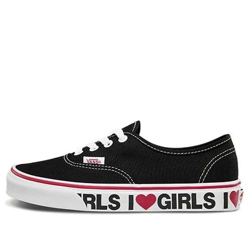 Vans Authentic 'I Love 'Black/White' - VN0A38EMMPT | Solesense