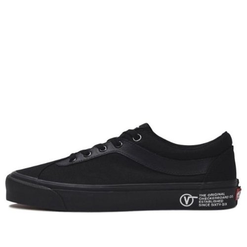 Vans Bold Ni Solid Color Minimalistic Low Tops Casual 'Black ...