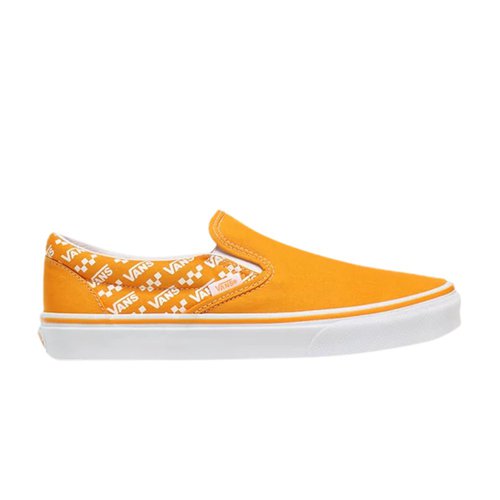 Vans Classic Slip-On | Size 10 'Logo Repeat - Cadmium Yellow ...