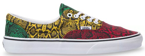 Vans Era Python 'Rasta/True White' | Solesense