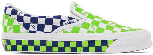 Vans Green & White OG Classic Slip-On LX 'Varsity Canvas Green ...