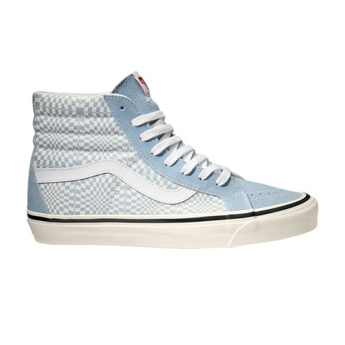 Vans Sk8-Hi 38 DX Anaheim Factory 'Light Blue Warp Check' - VN0A38GFVSG ...