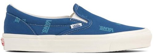 Vans SlipOn Logo Blue 'Bright Cobalt Blue/Air Blue' - VN0A45JKVQF | Solesense