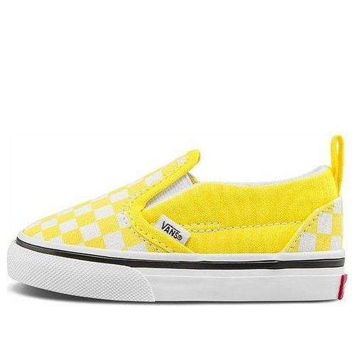 Vans Slip-On V Low Tops Casual White 'Yellow' - VN000UBSABP | Solesense