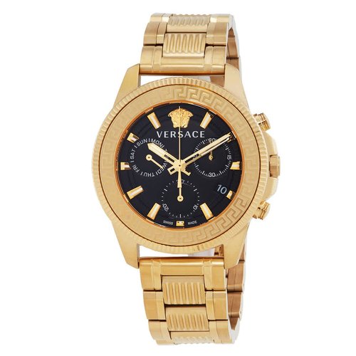 Versace Greca Action Chronograph Quartz Dial Watch VE3J00622 'Beige ...